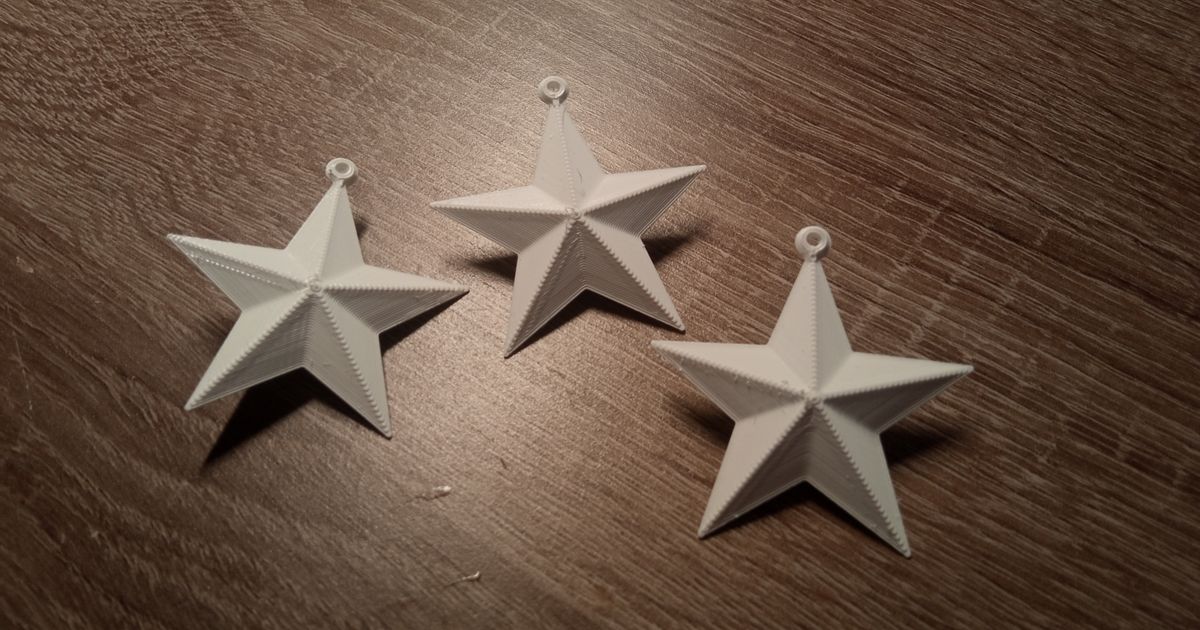 Christmas star - ORNAMENT by mijo11 | Download free STL model ...