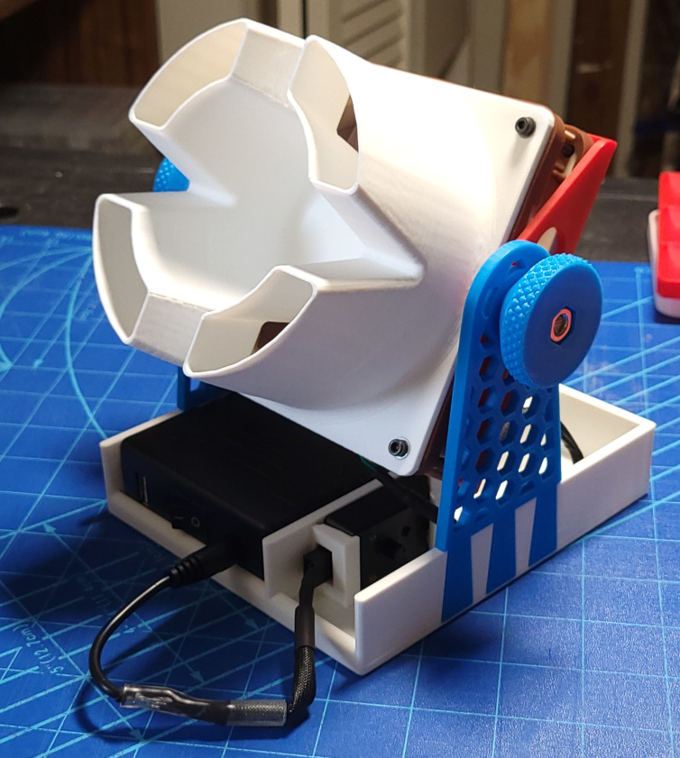 Silent and portable desk fan by Tom Horsley | Download free STL model ...