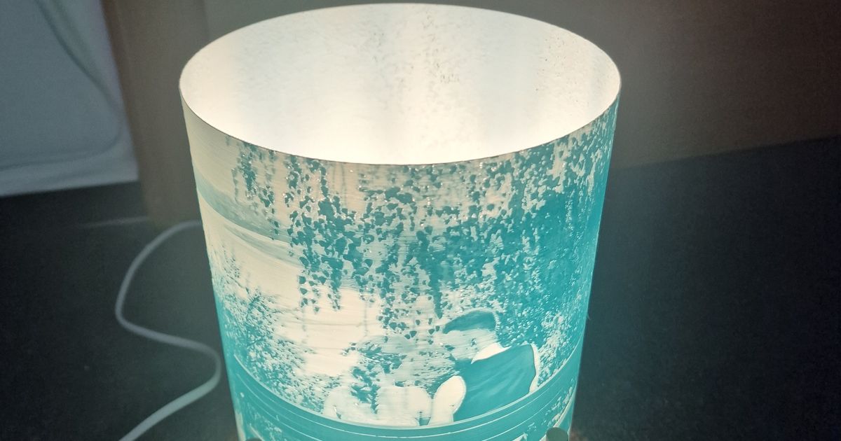 LithoLamp Large Round by LaunchPat | Download free STL model ...