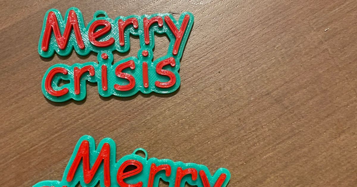 Merry Chrysler Merry crisis (Meme) Christman Ornament by Dittersdorf ...