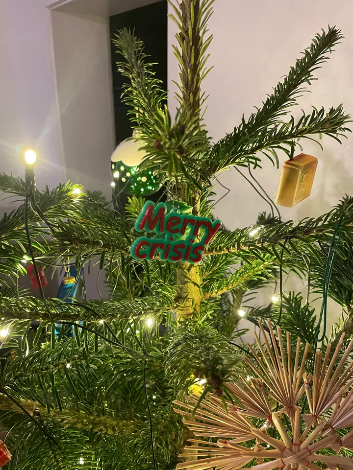 Merry Chrysler Merry crisis (Meme) Christman Ornament by Dittersdorf ...