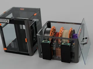 Python AMS - Ultimate Bambu Lab AMS by humebeam | Download free STL ...