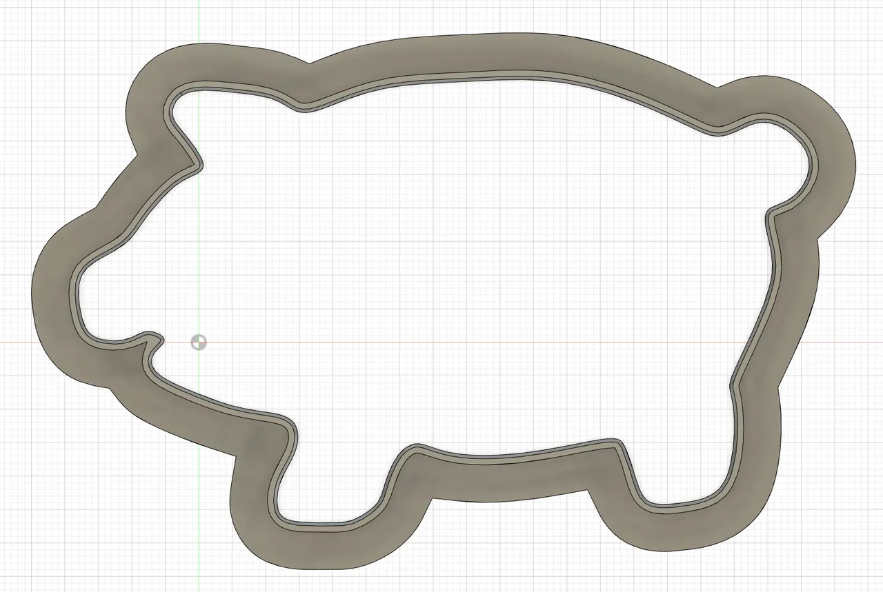 Pig Cookie Cutter by Christoph | Download free STL model | Printables.com