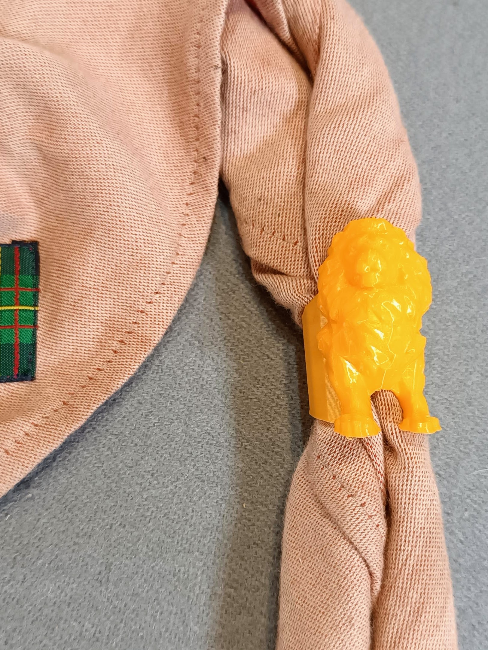 Lion Scout woggle von Baloo 3D | Kostenloses STL-Modell herunterladen ...