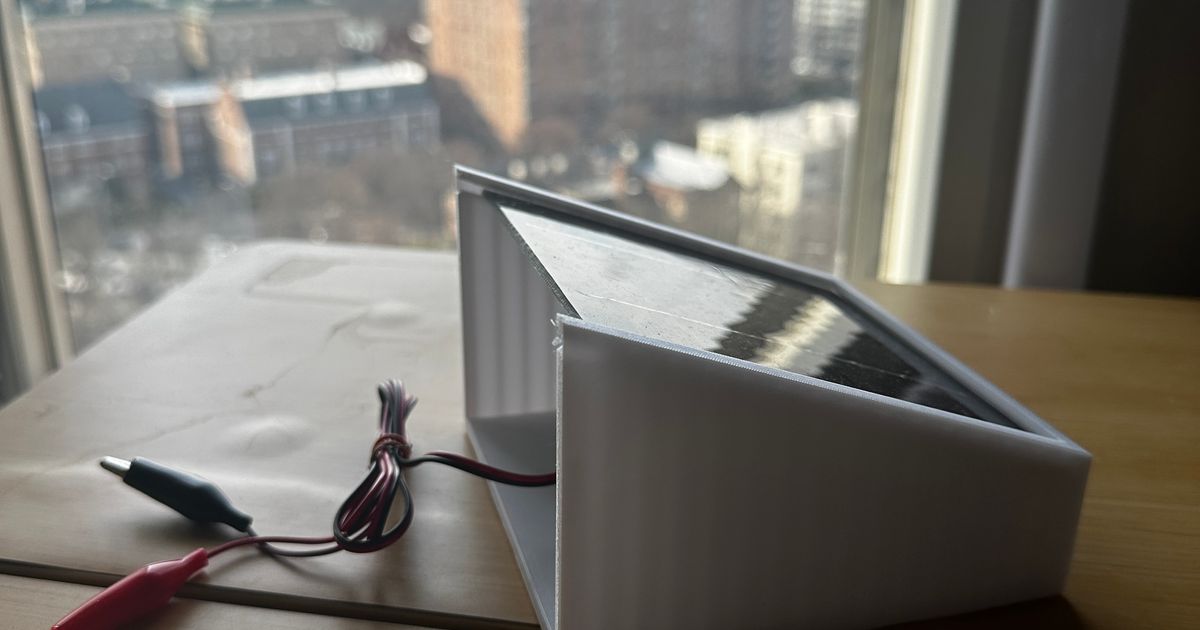 5V Solar Panel Base by Gregory Wulffen | Download free STL model ...