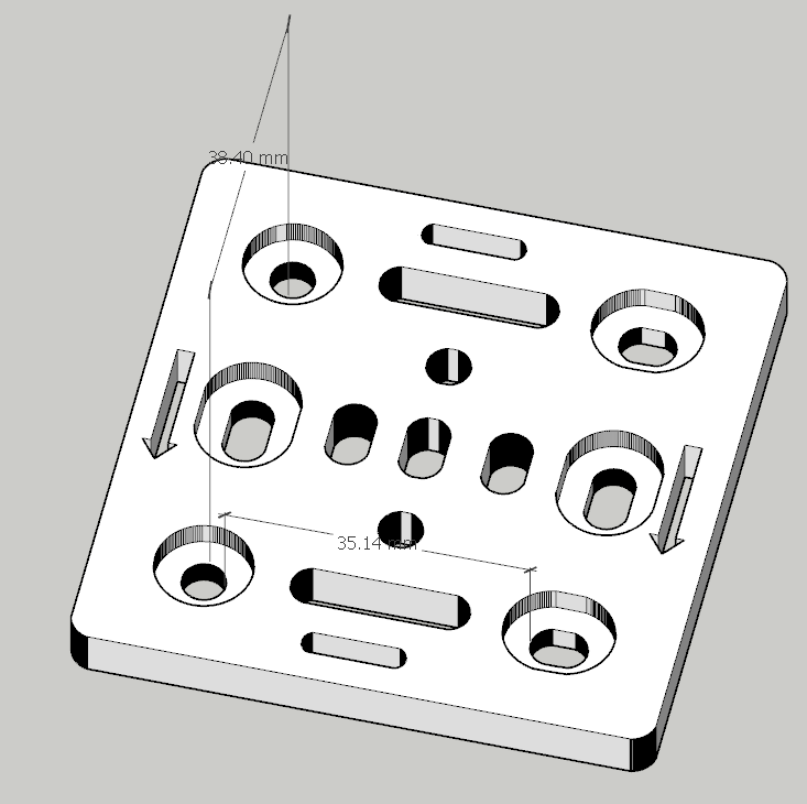 2020 5mm v slot plate by hackerbijay | Download free STL model ...