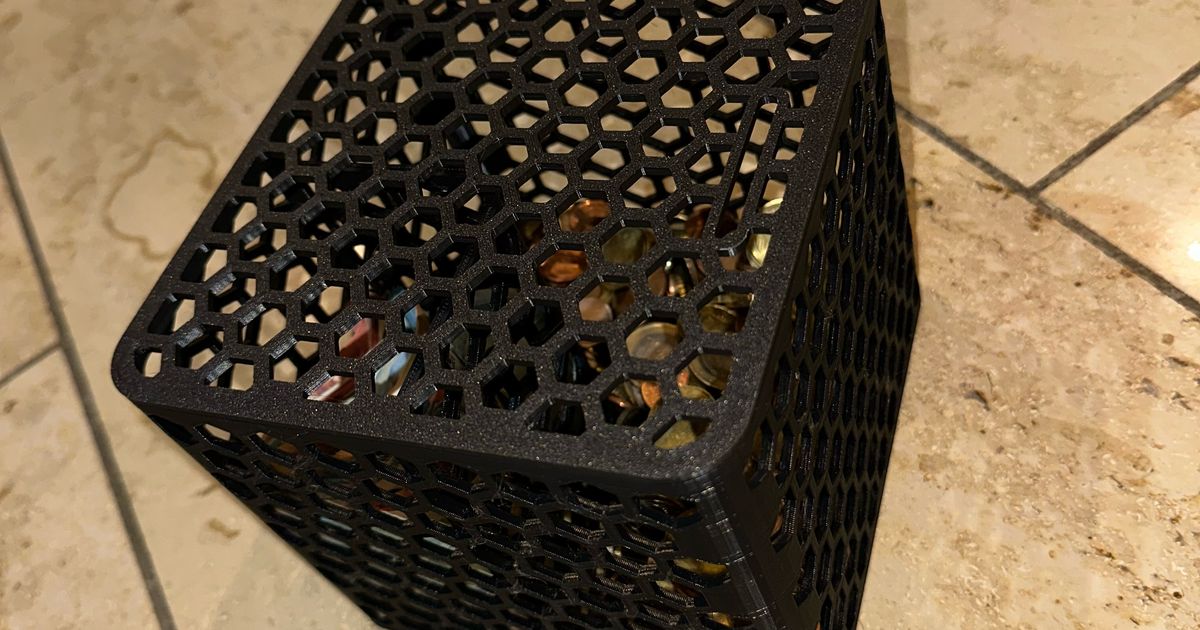 Hexa Piggy Bank / Money Bank by Ronny Dopfer | Download free STL model ...