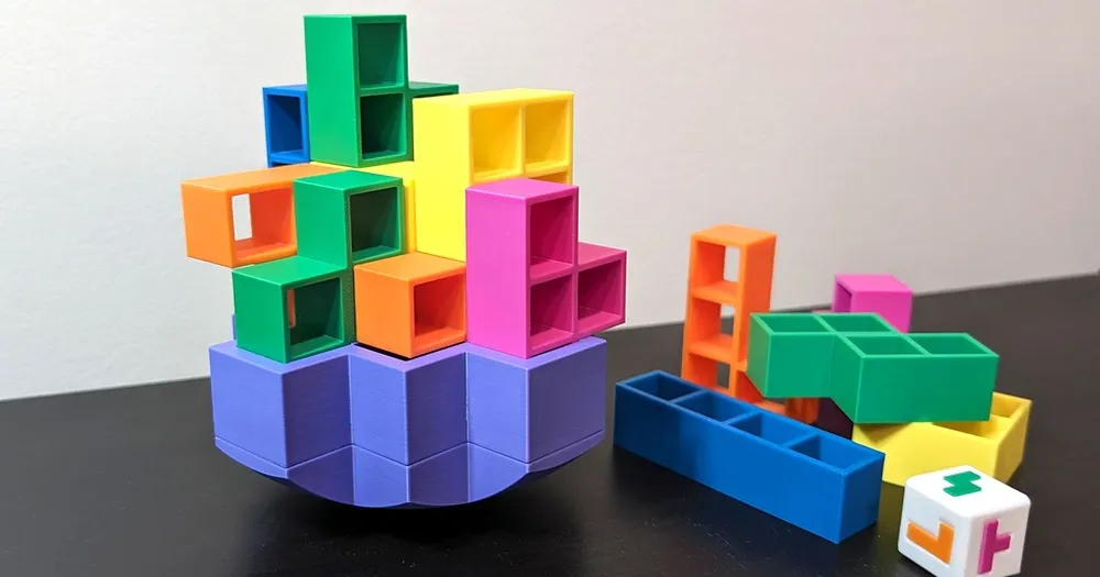 Tetris Tower 360 Balance Game por Protoboy33 | Descargar modelo STL ...