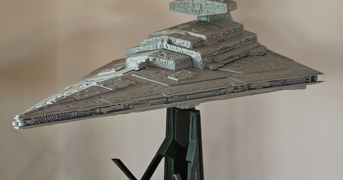 Star Wars Star Destroyer Display Stand by pino1021 | Download free STL ...