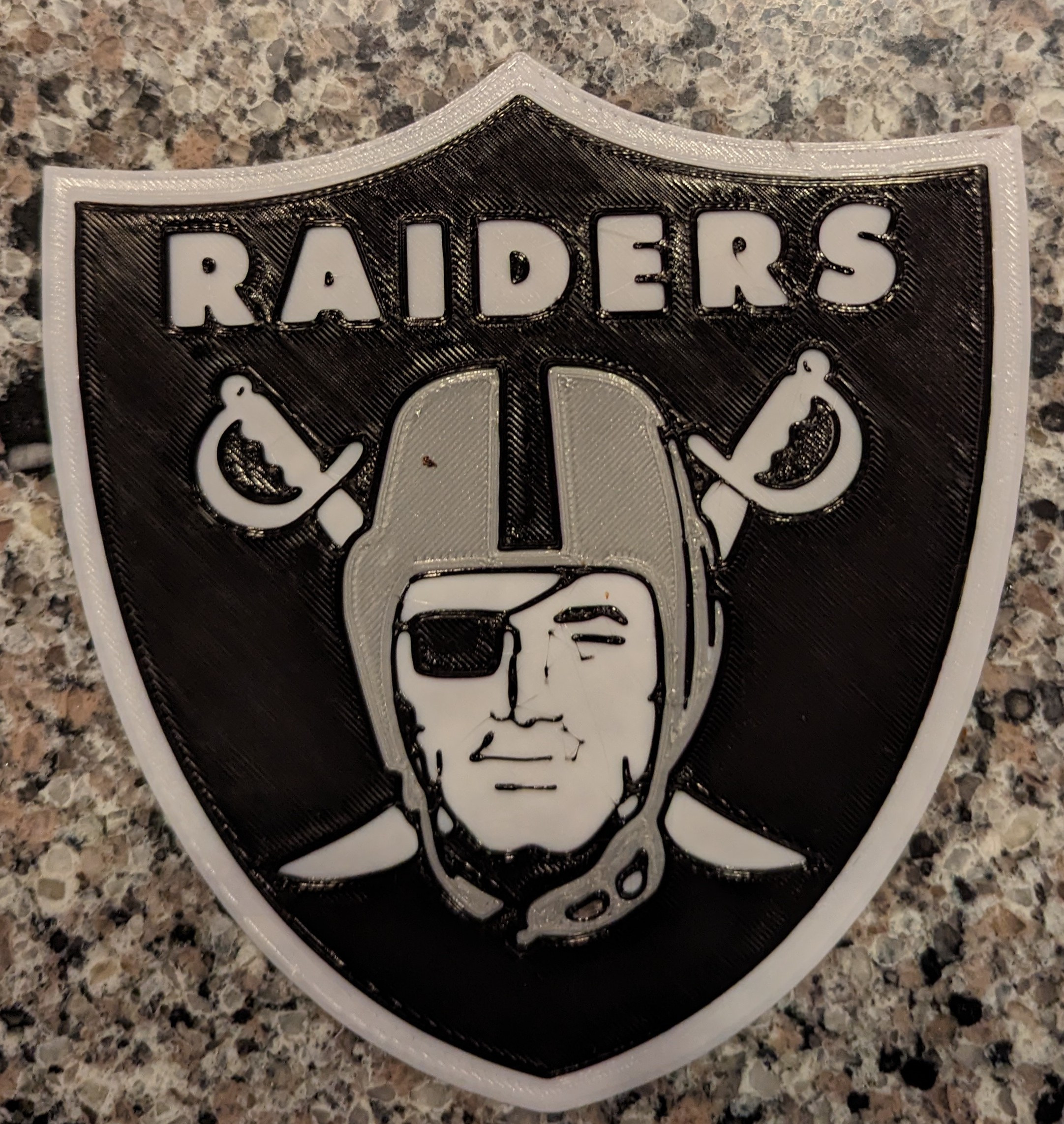 Raiders Football NFL logo sign shield placard by Nuvz | Download free ...