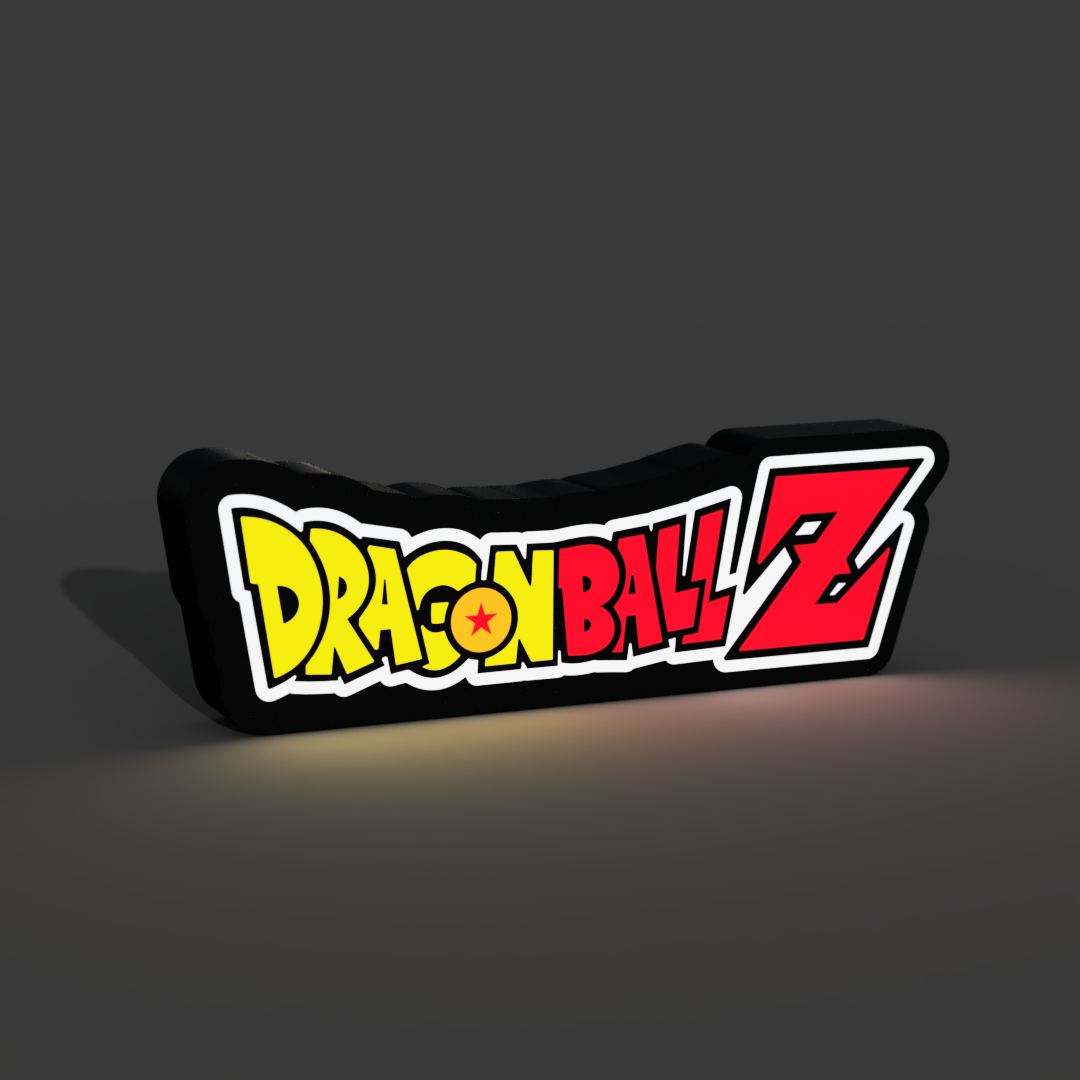 Dragon Ball Z Lightbox LED Lamp Remastered by braga3dprint | Printables ...