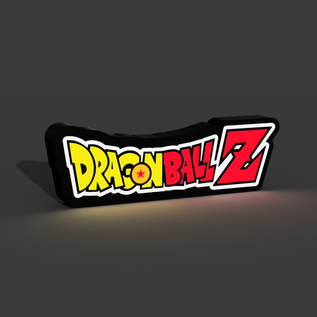 Dragon Ball Z Lightbox LED Lamp Remastered by braga3dprint | Printables ...