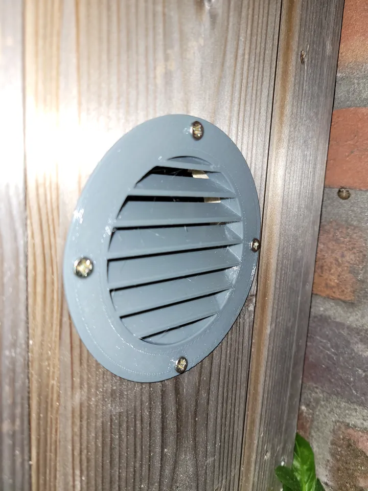 Air duct vent - 3inch 76mm by RVPrint | Download free STL model ...