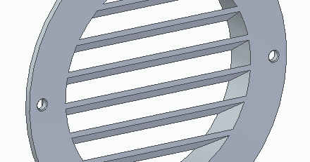 Air duct vent - 3inch 76mm by RVPrint | Download free STL model ...