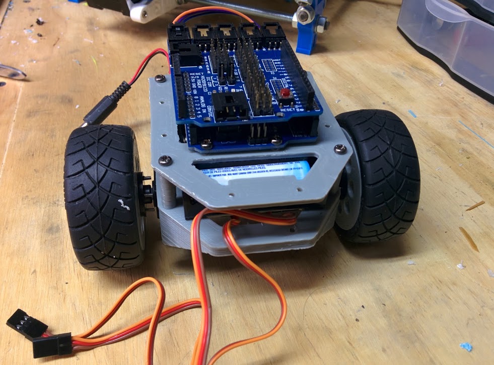 Arduino Robot Chassis By Outcastrc Download Free Stl Model