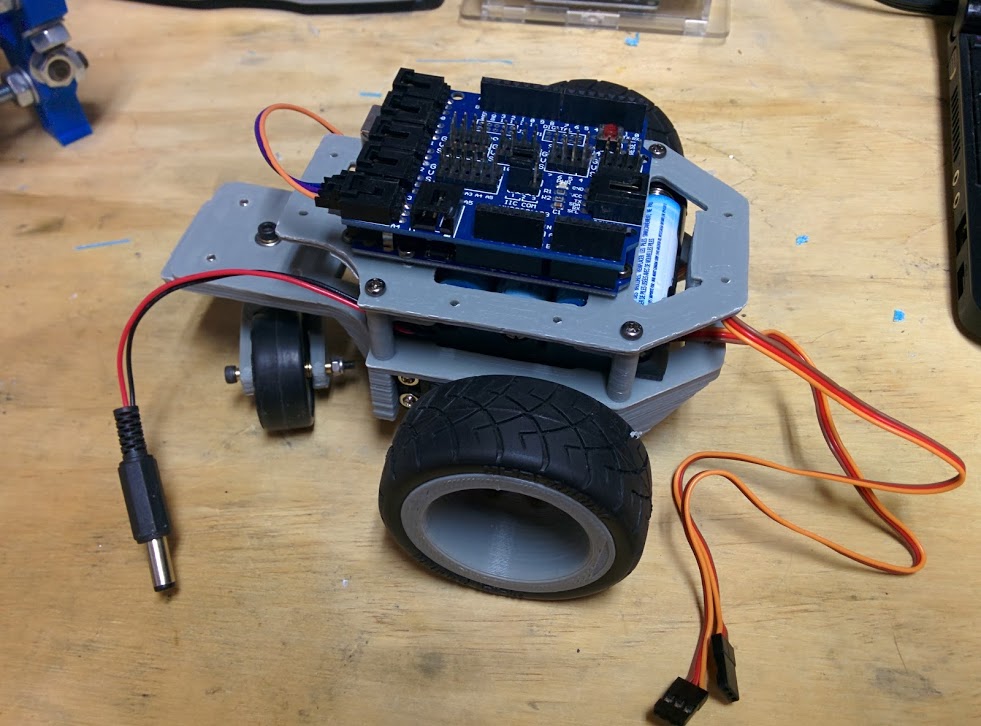 Arduino Robot Chassis By Outcastrc Download Free Stl Model