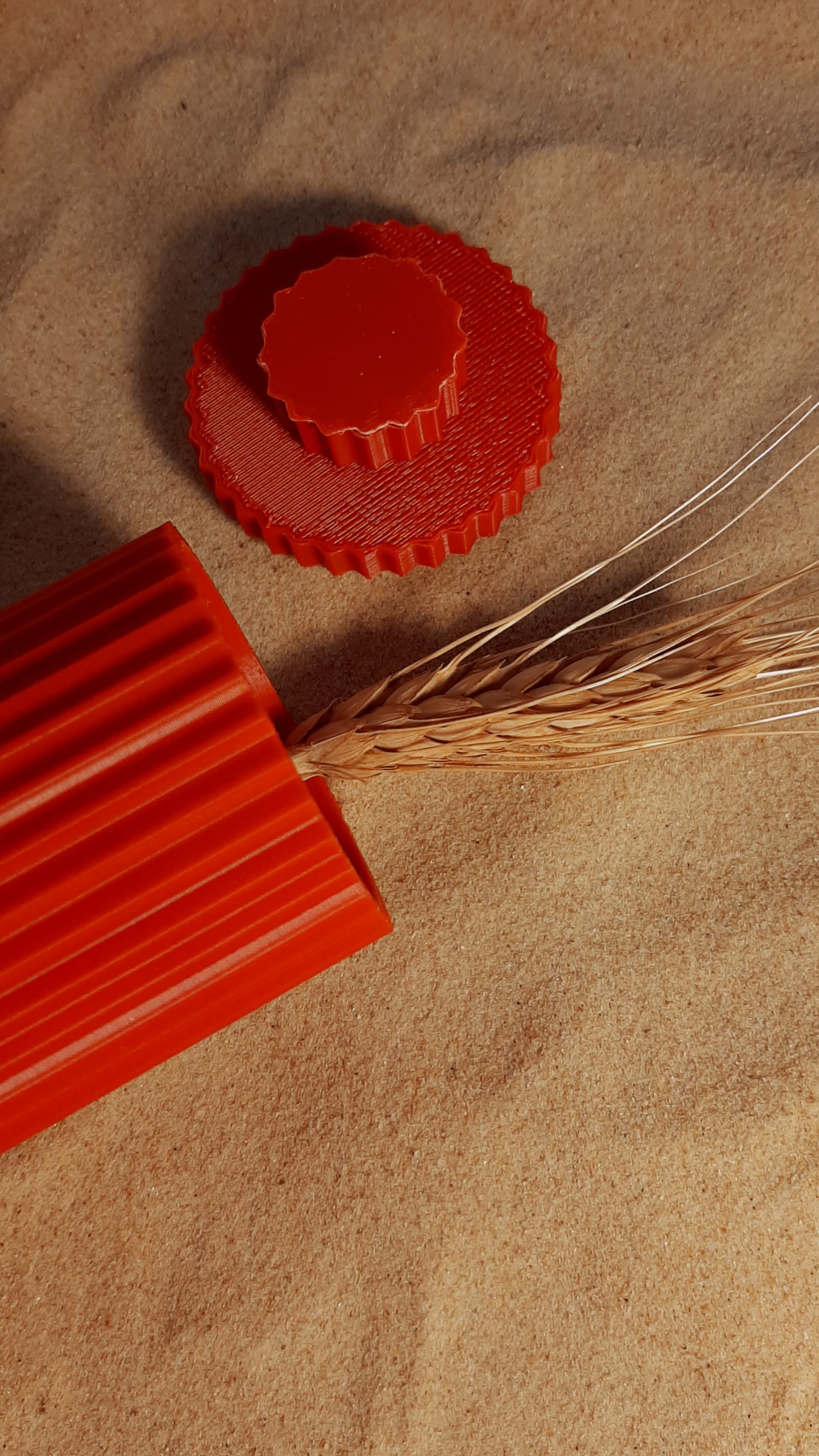 Decorative Red Design Part by Shark Labs 3d | Download free STL model ...