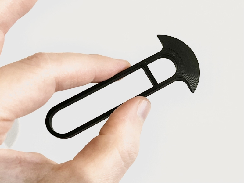 Bed scraper HEX with half moon shaped blade fast and simple hexagonal ...
