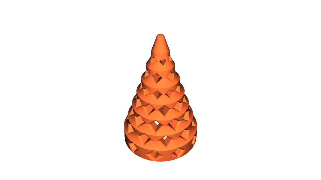 Diamond Holiday Tree by B1G_Jano | Download free STL model | Printables.com