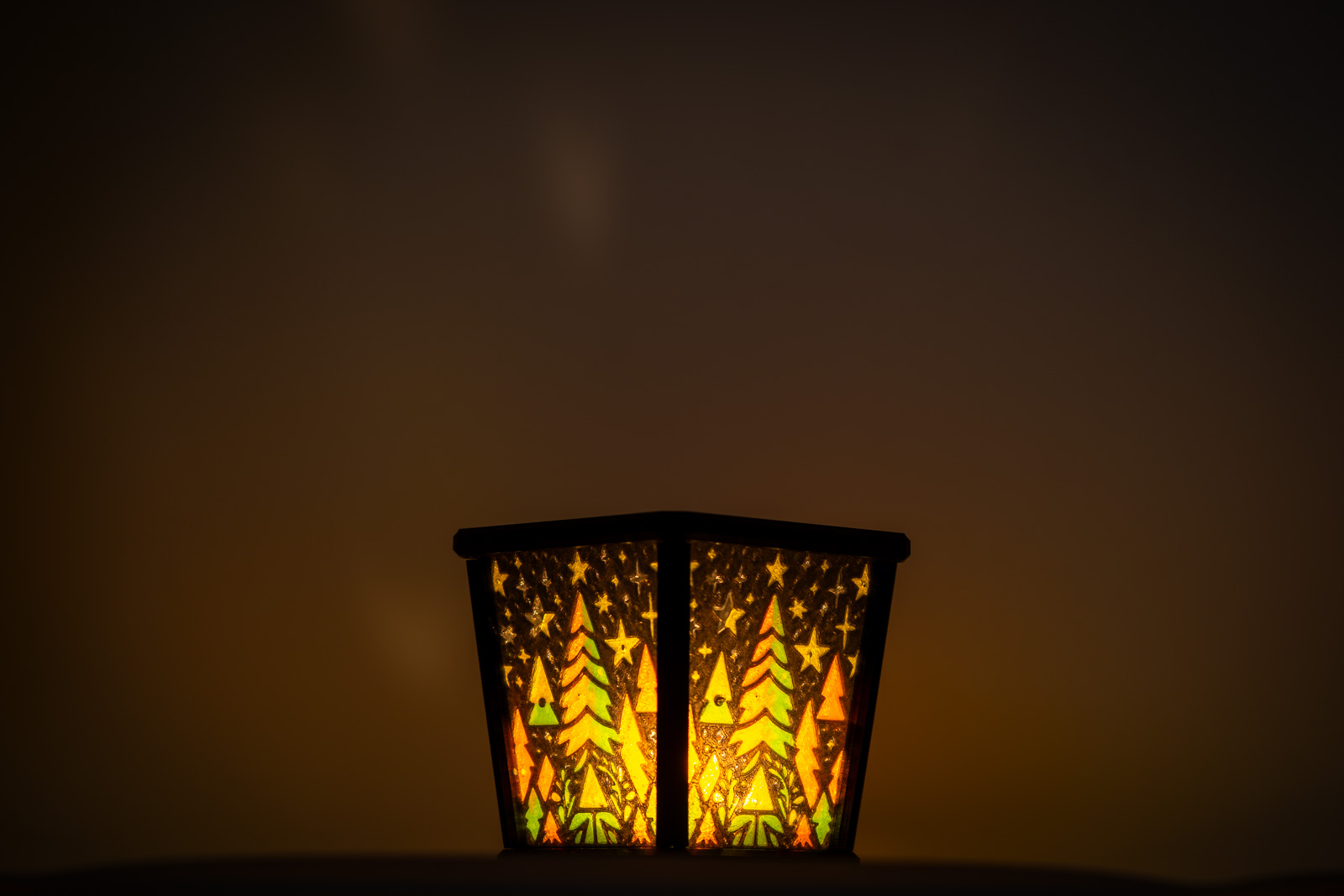 Night of Stars - Multicolor Winter-Themed Side Panel Design by Lucky ...