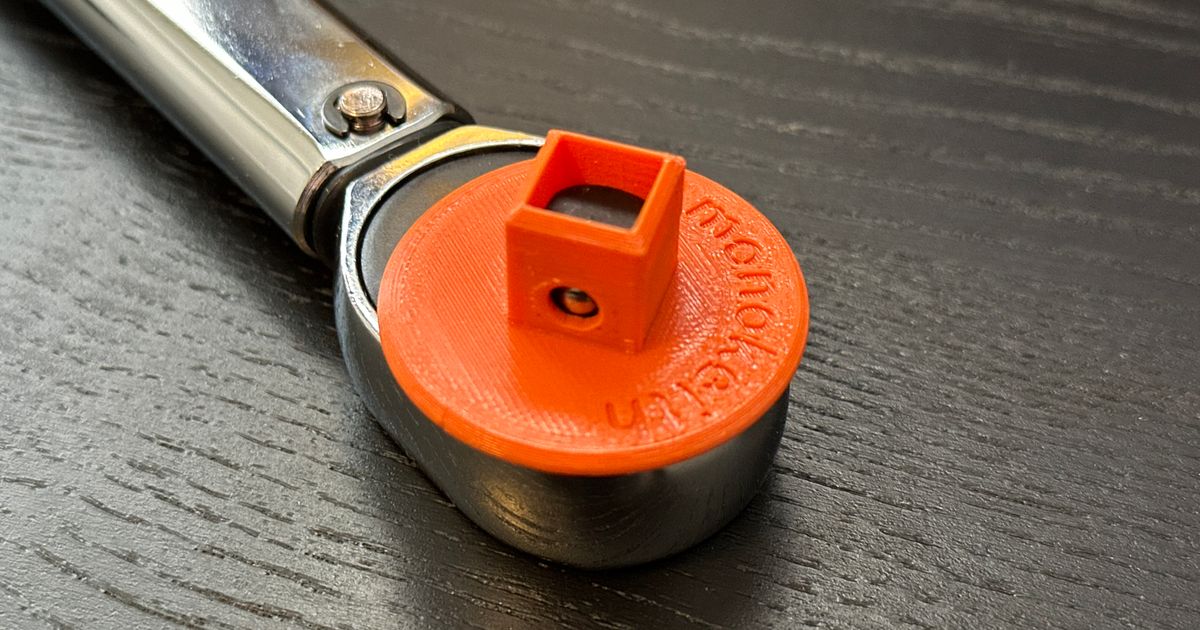 3/8 inch torque wrench to 1/2 inch adapter by monokeith | Download free ...