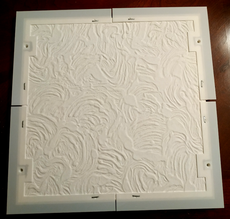Ceiling hatch border for wood tiles by Eugène R. | Download free STL ...