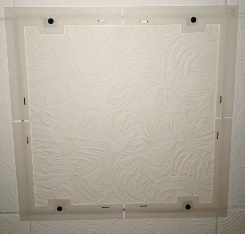 Ceiling hatch border for wood tiles by Eugène R. | Download free STL ...