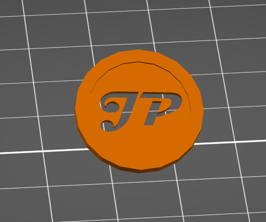 Münze mit "JP" (50 Pfennig) by Pedda83 | Download free STL model ...