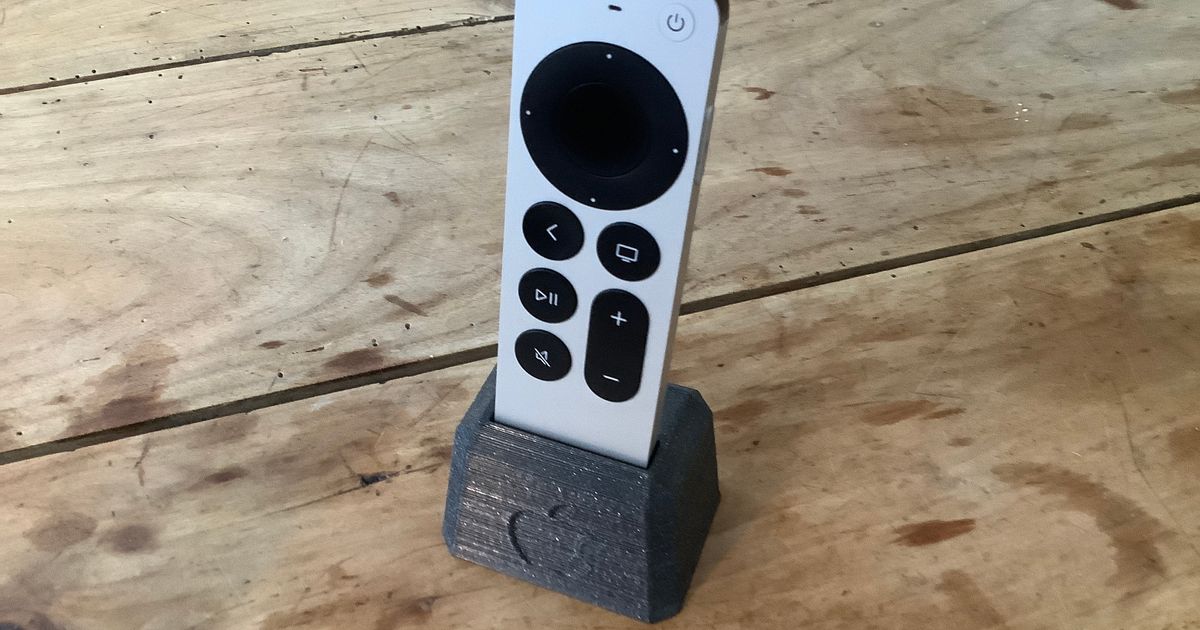 Apple TV Remote Stand by bapt | Download free STL model | Printables.com