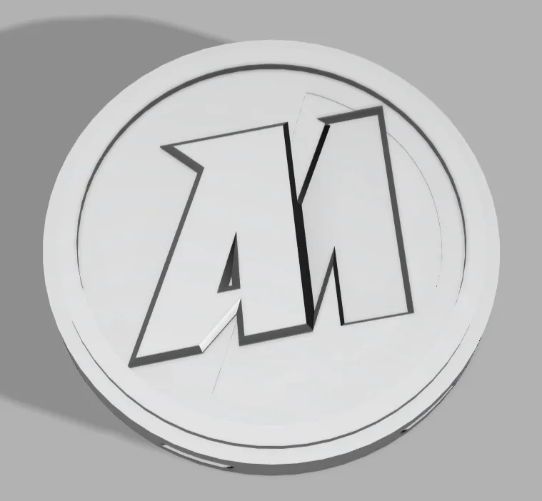 Action Man Logo (Pin) by azskalt | Download free STL model | Printables.com