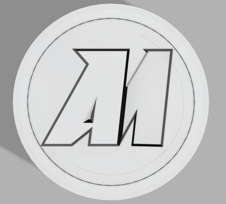 Action Man Logo (Pin) by azskalt | Download free STL model | Printables.com