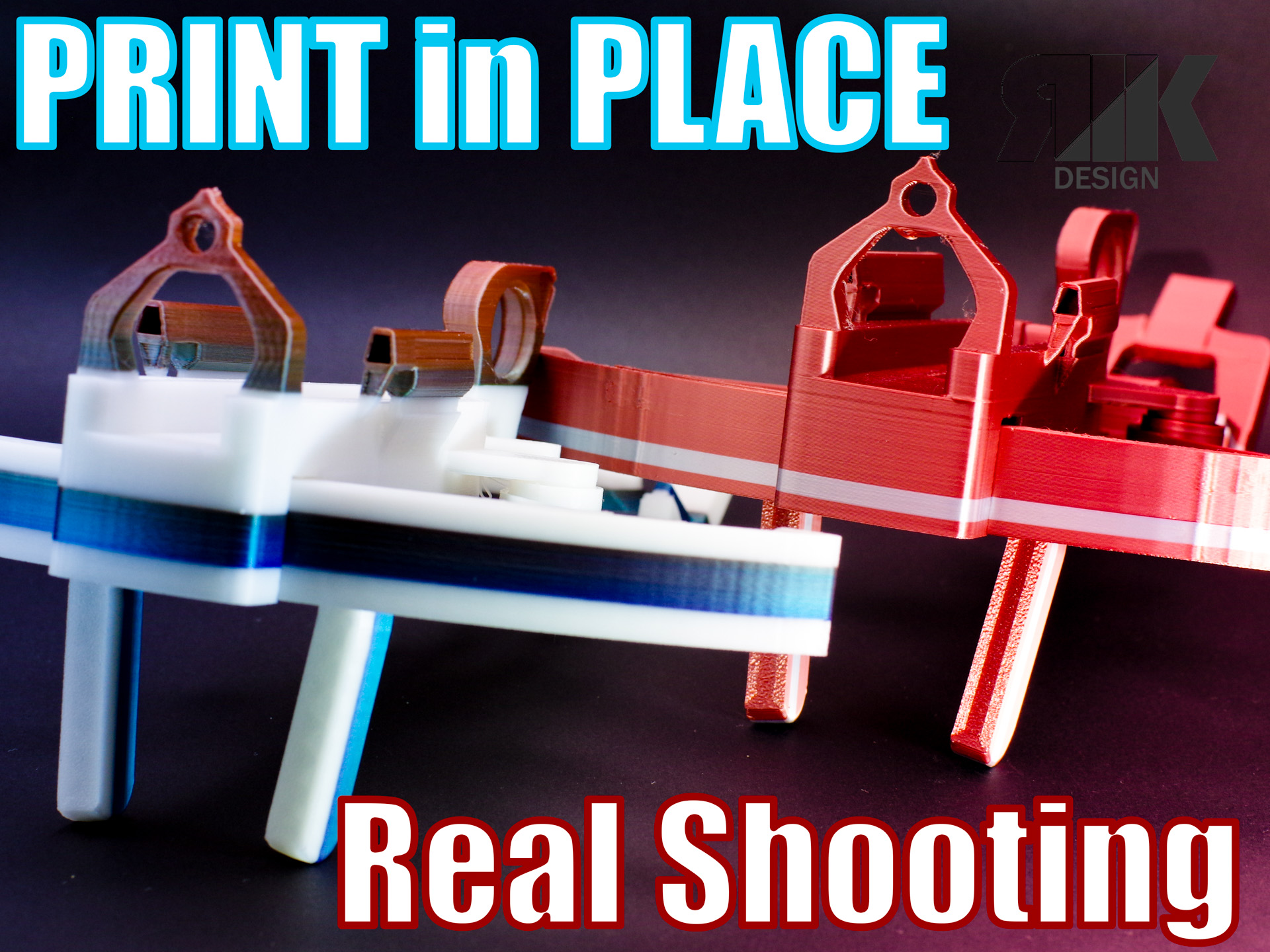 Print in Place Shooting Aircraft by Rik Design | Download free STL ...
