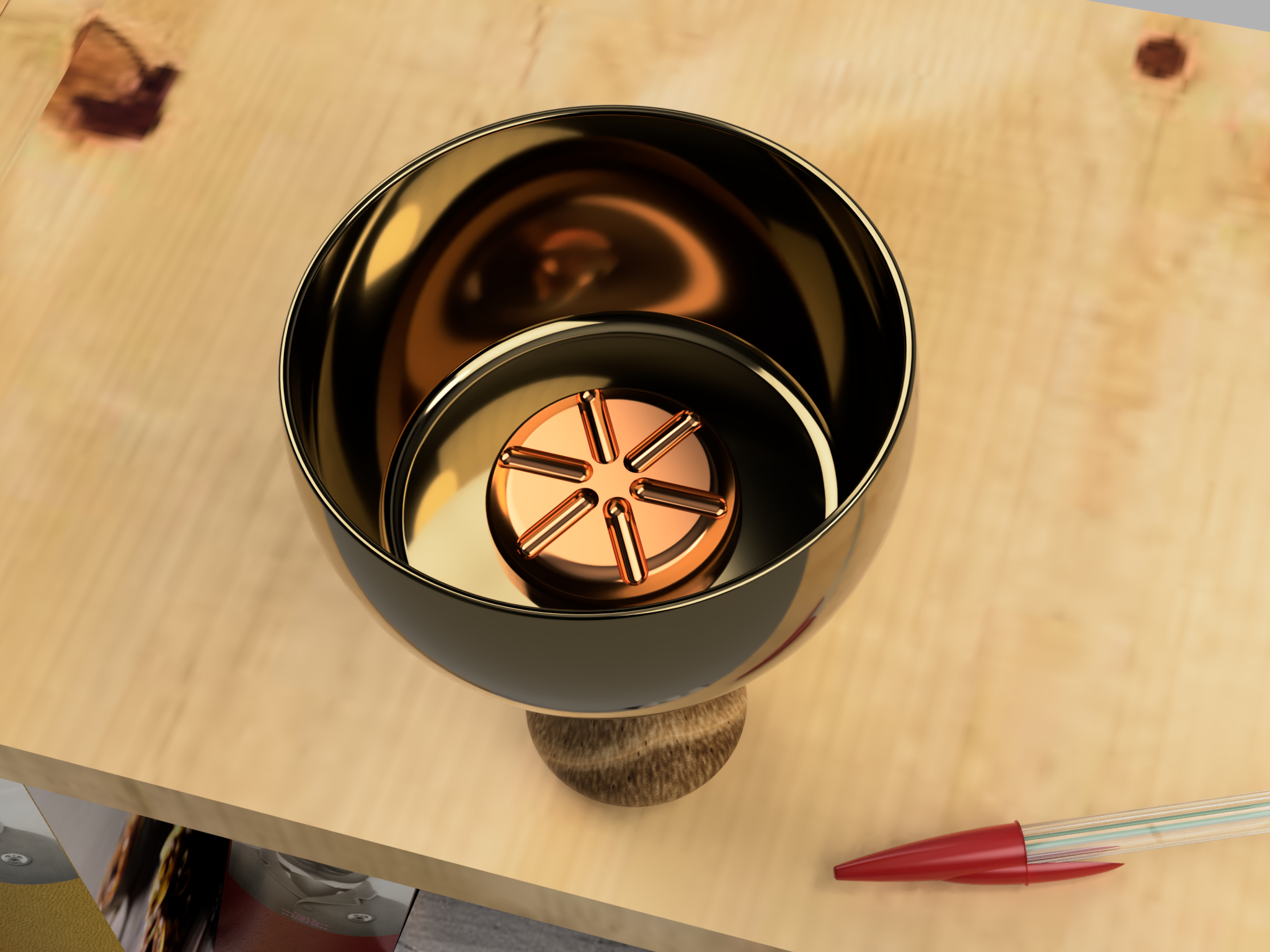 Shaving/Lathering Bowl with handle & stand by Joe | Download free STL ...