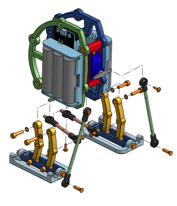 Biped Robot por Guilherme Aramizo Ribeiro | Descargar modelo STL ...