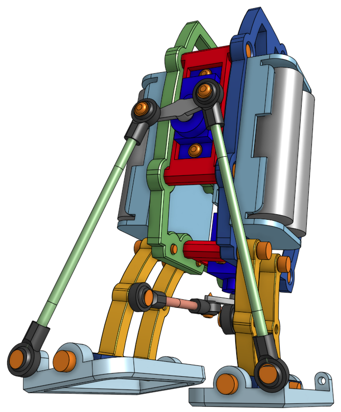 Biped Robot por Guilherme Aramizo Ribeiro | Descargar modelo STL ...