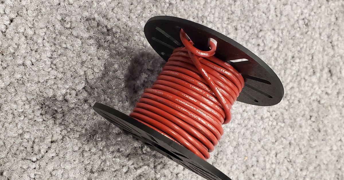 2 peice wire spool by Jsmaz3 | Download free STL model | Printables.com