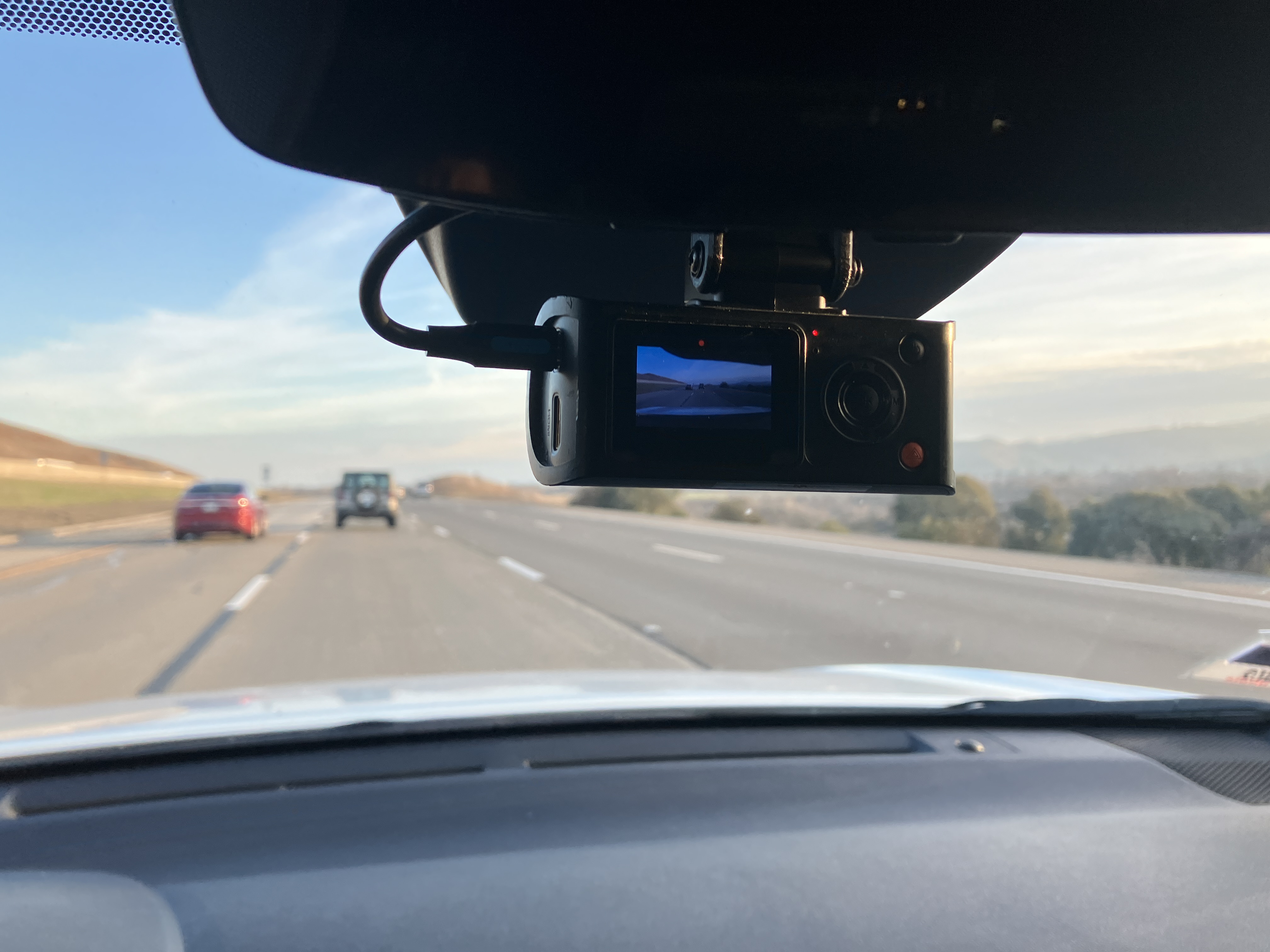 2023-2024 Toyota Integrated Front Windshield Mount for Dashcam/GoPro ...