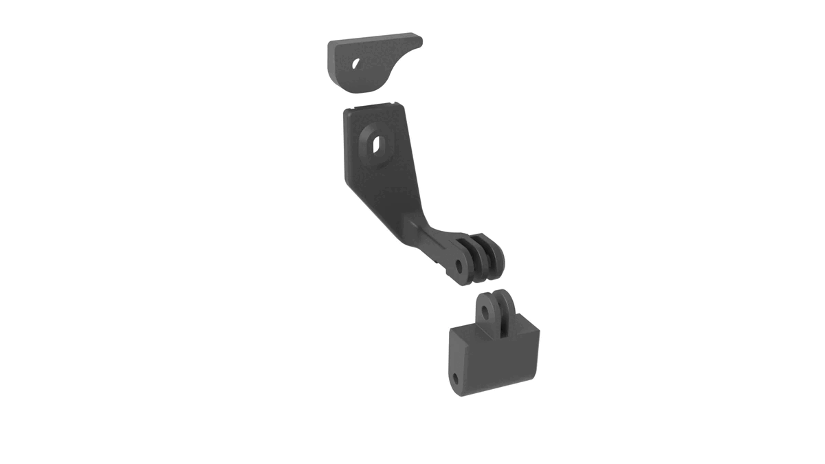 2023-2024 Toyota Integrated Front Windshield Mount for Dashcam/GoPro ...