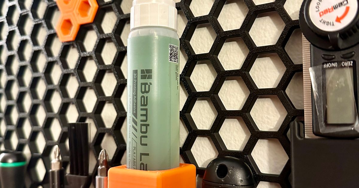 Bambu lab 3D Printing Adhesive Honeycomb Wall Holder by mlabastide ...