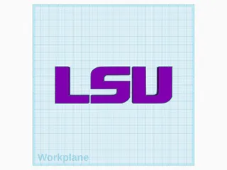 LSU Logo by JeffTheBob | Download free STL model | Printables.com