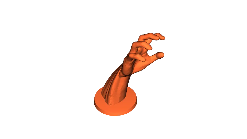 Mage Hand Wall Hanger by jorginthesage | Download free STL model ...