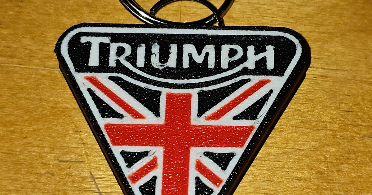 Triumph Keyring by storksb | Download free STL model | Printables.com