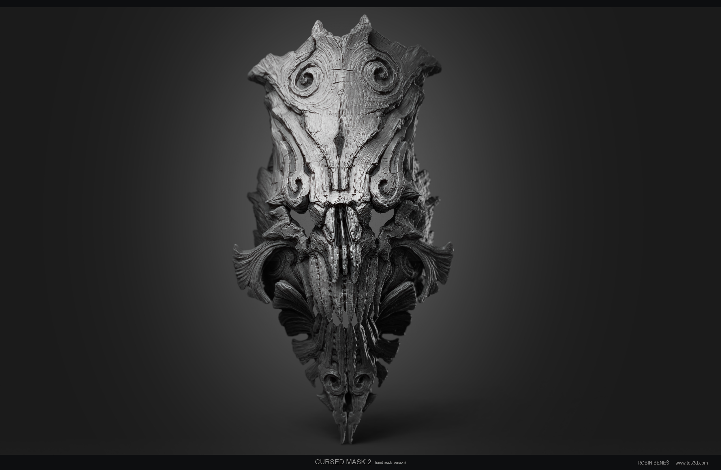 Cursed mask 2 von tes3d | Kostenloses STL-Modell herunterladen ...
