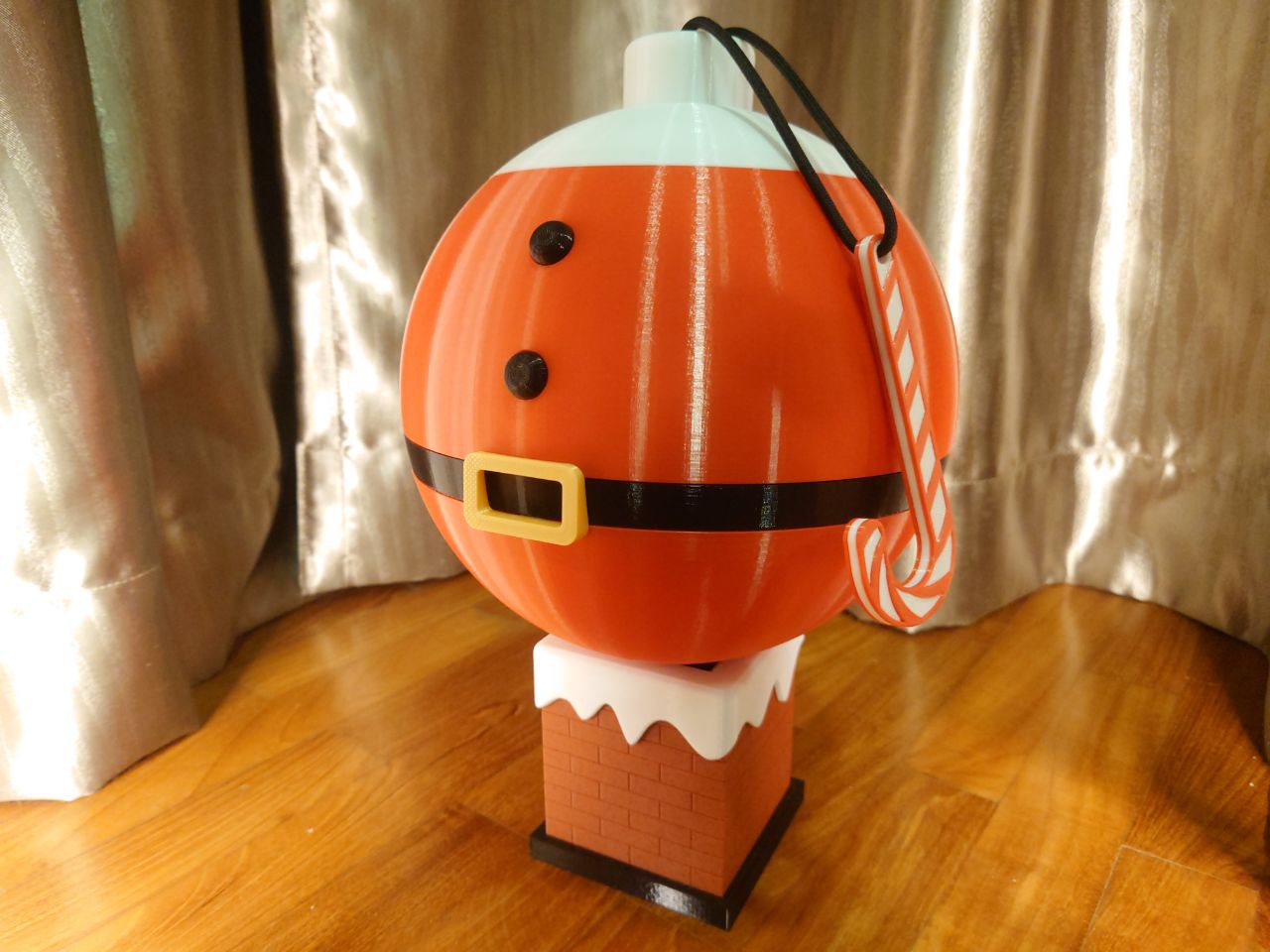 Fat Santa Ornament by jor2468 | Download free STL model | Printables.com
