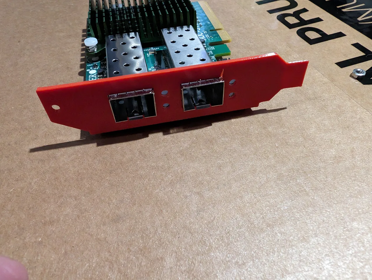 Supermicro AOC-STGN-i2S to QNAP Bracket by MrJackson | Download free ...