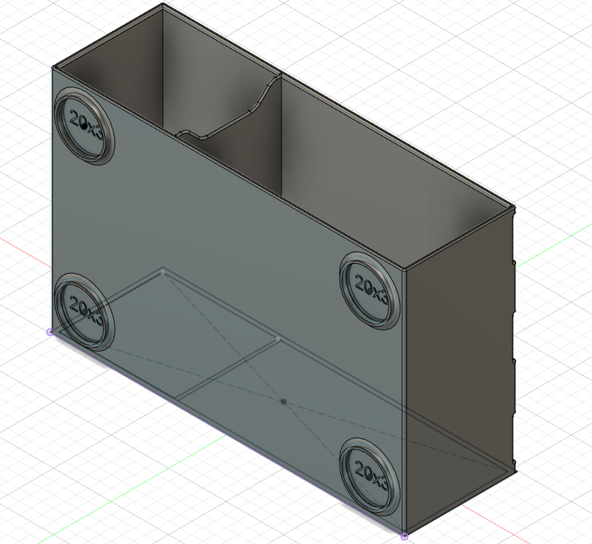 Magnet Basket _ Rectangle(4pcs Magnet) by Carter | Download free STL model | Printables.com