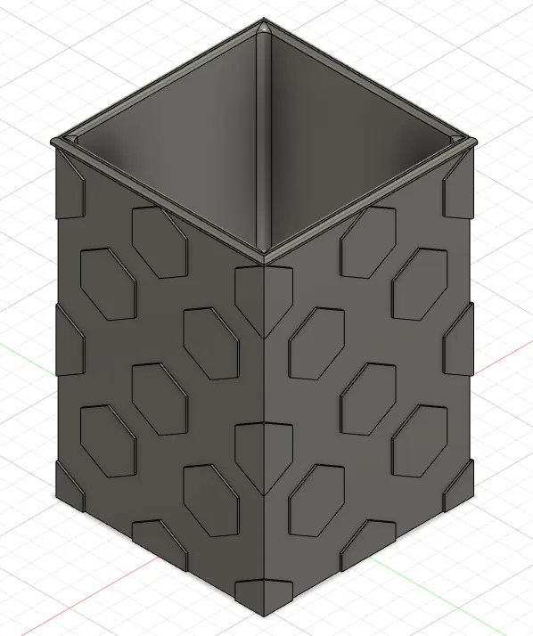 Magnet Basket _ Rectangle(2pcs Magnet) by Carter | Download free STL model | Printables.com