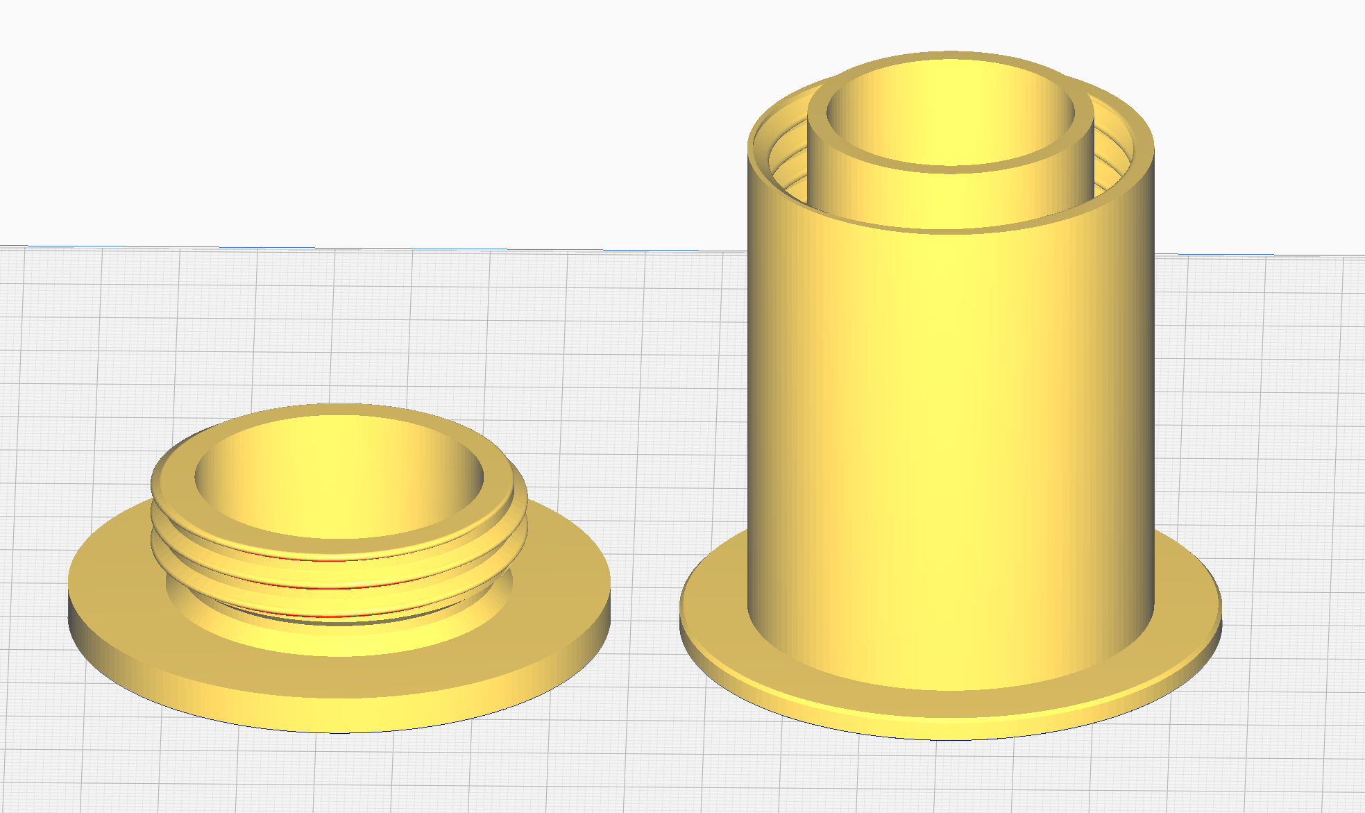 Spool Adapter (52,5mm outside, 32mm inside, Length 65mm) (Added a 82mm ...