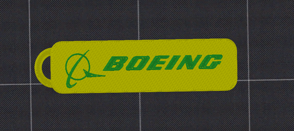Boeing keychain by wiktor pł | Download free STL model | Printables.com