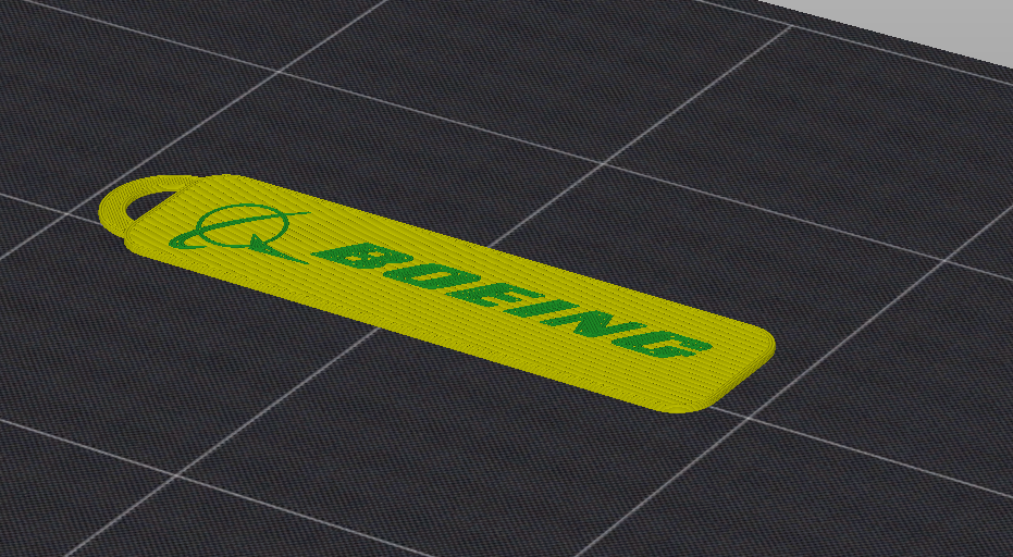 Boeing keychain by wiktor pł | Download free STL model | Printables.com